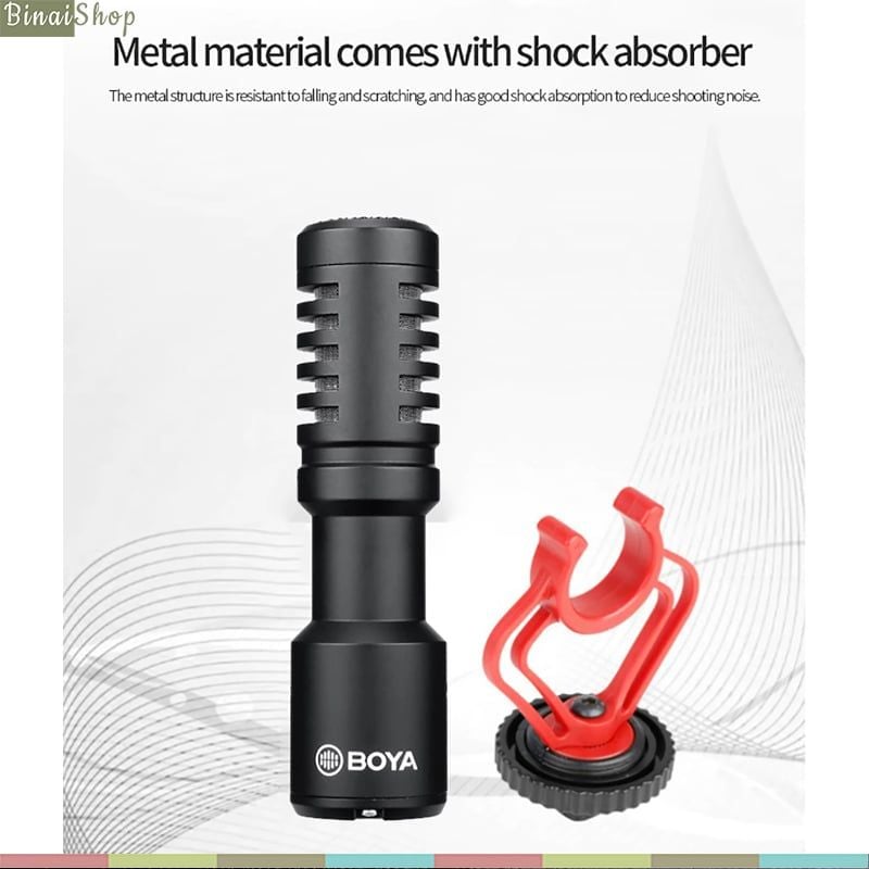 Boya BY-MM1+ - Micro định hướng thu âm cho điện thoại, máy ảnh, DSLR ...