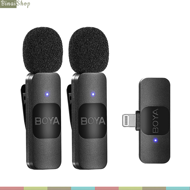 Boya BY-V1 / BY-V2 / BY-V10 / BY-V20 - Micro Cài Áo Không Dây 2.4GHz – BINAI