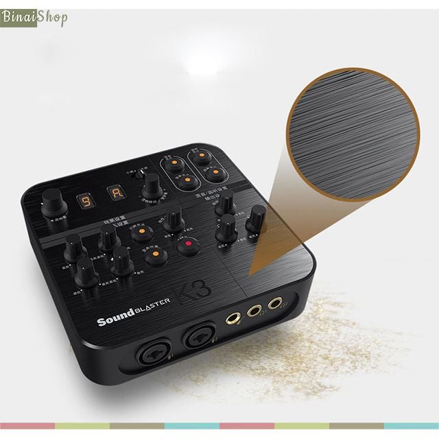 Sound card livestream chất lượng cao Creative Sound Blaster K3 – BINAI