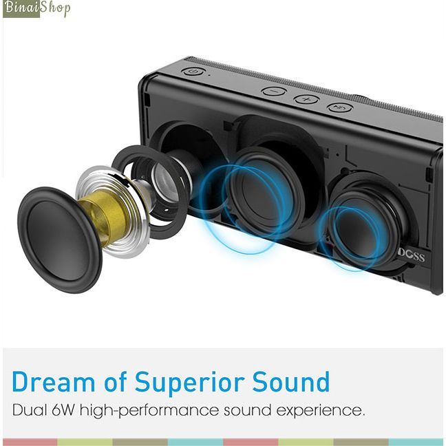 Loa Bluetooth chính hãng DOSS SoundBox Color – BINAI