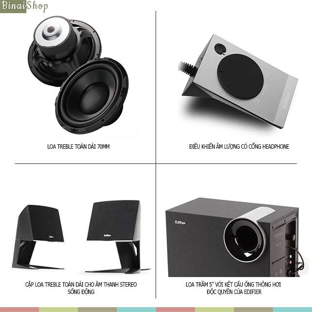 Loa vi tính 2.1 Edifier R201T (Edifier M1380) – BINAI