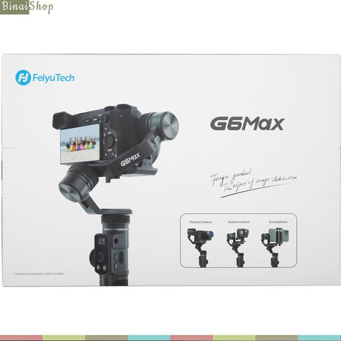 Feiyu G6Max - Gimbal chống rung cho máy ảnh, gopro, smartphone – BINAI