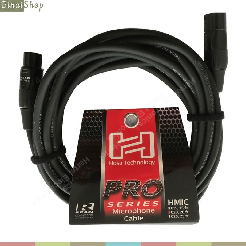 Hosa Hmic-005 | Hmic-010 | Hmic-020 - Cáp tín hiệu XLR-XLR cho Micro ...