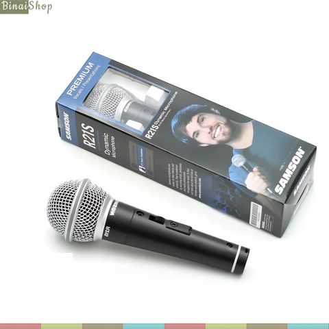 Samson R21S - Micro Dynamic Cho Thu Âm, Karaoke Gia Đình – BINAI