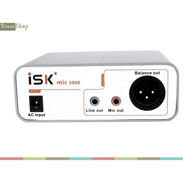 Bộ khuếch đại âm thanh cho micro – Peamp ISK MIC2000 – BINAI