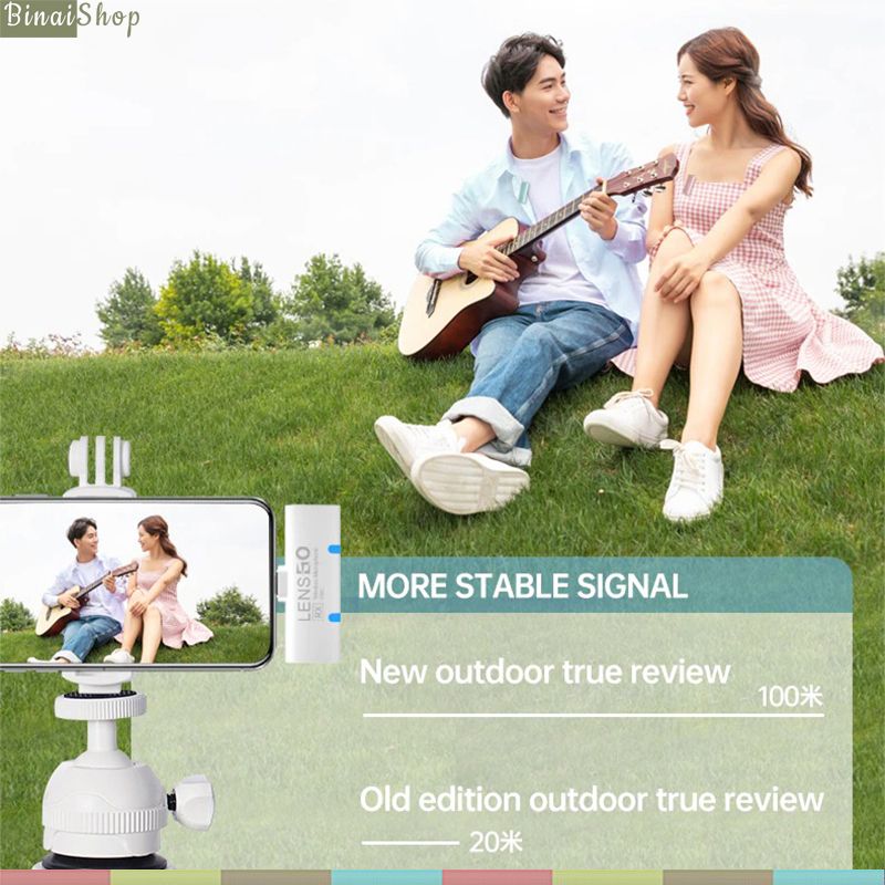 Lensgo LWM-518C - Micro Cài Áo Không Dây 2.4GHz, Thu Âm Cho Điện Thoại ...