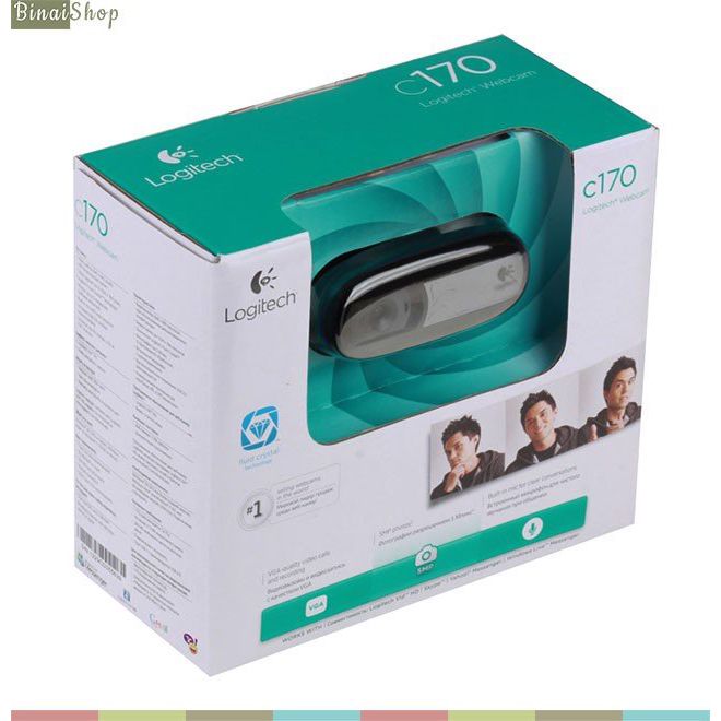 Webcam cho máy tính Logitech C170 – BINAI