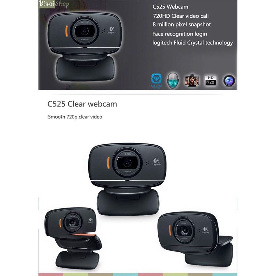 Webcam HD720P Logitech C525 – BINAI
