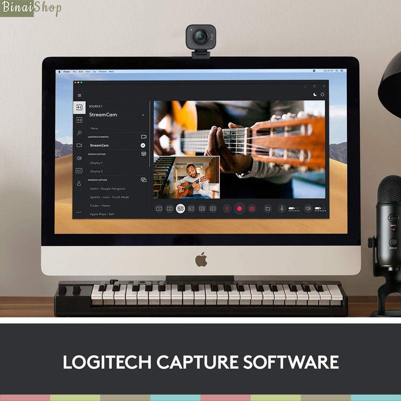Logitech StreamCam - Webcam livestream độ phân giải 1080 fullHD/60 fps ...