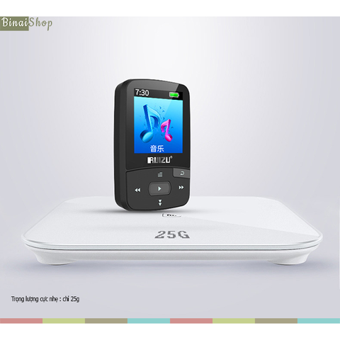 Ruizu X50 / Ruizu X52 - Máy Nghe Nhạc Bluetooth Thể Thao (8GB) – BINAI