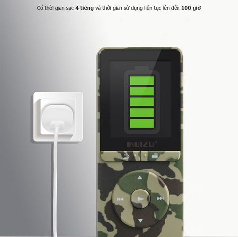 Máy nghe nhạc, loa ngoài Ruizu X20 Camo – BINAI