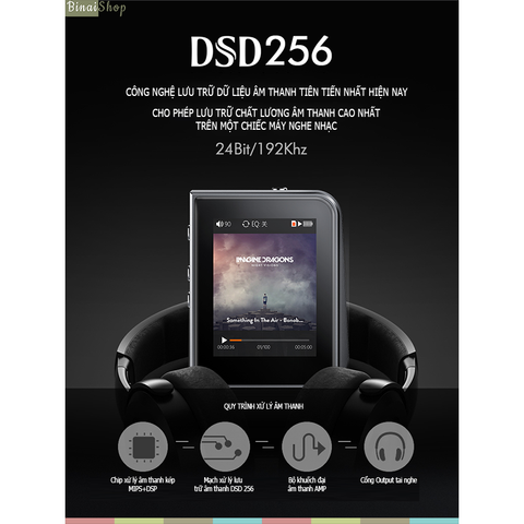 Máy nghe nhạc Lossless Ruizu A50 – BINAI