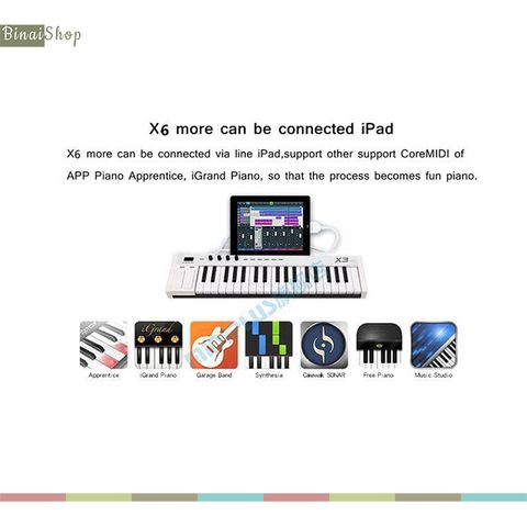Keyboard nhạc điện tử MidiPlus x6 Mini – BINAI
