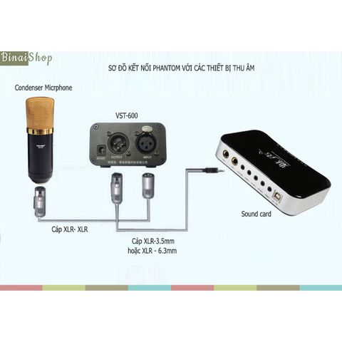 Phantom cho micro condenser Cydblues VST-600 – BINAI