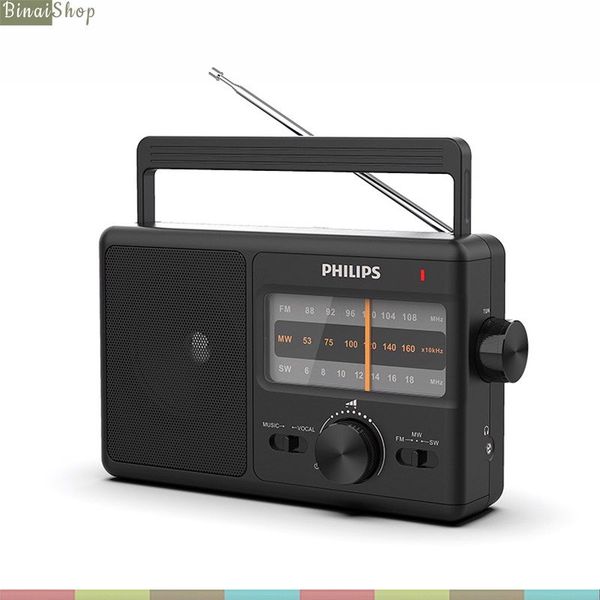 Philips TAR2368 - Đài Radio AM/FM/SW Cổ Điển Cỡ Lớn Dành Cho Người – BINAI