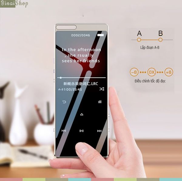 Ruizu D15 - Máy nghe nhạc Hifi 2019 (8Gb - Bluetooth) – BINAI