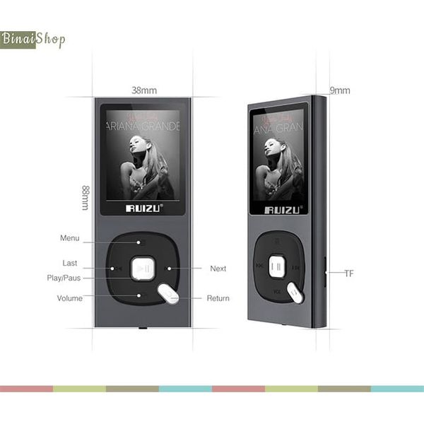 Máy nghe nhạc Lossless HIFI Ruizu X28 – BINAI