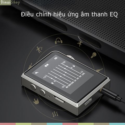 Ruizu A58 - Máy Nghe Nhạc Hifi, Màn Hình Cảm Ứng – BINAI