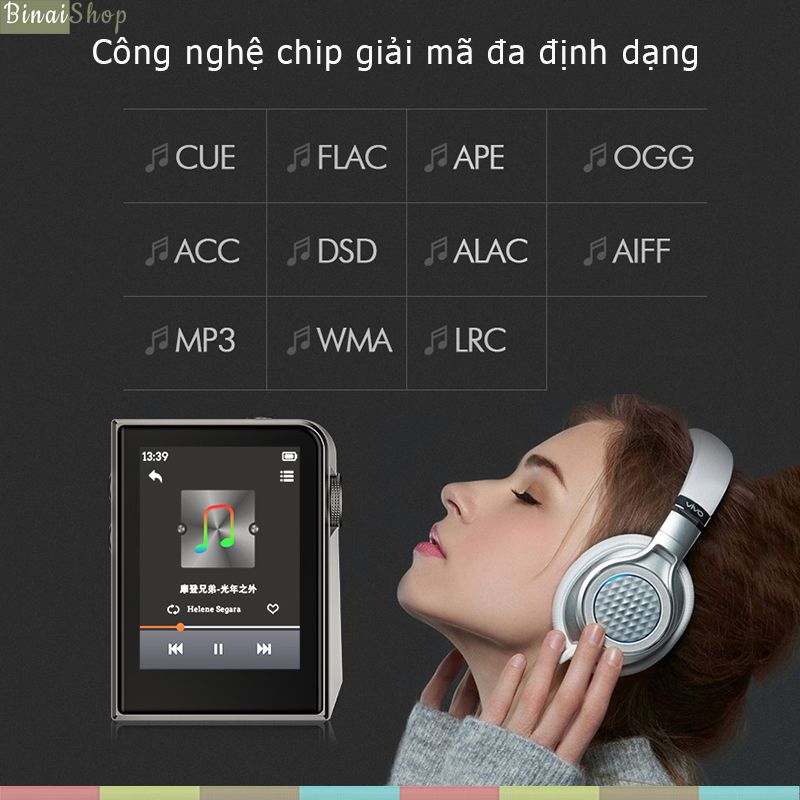 Ruizu A58 - Máy Nghe Nhạc Hifi, Màn Hình Cảm Ứng – BINAI