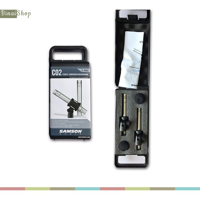 Micro thu âm nhạc cụ cho nhà thờ, sân khấu - Samson C02 – BINAI