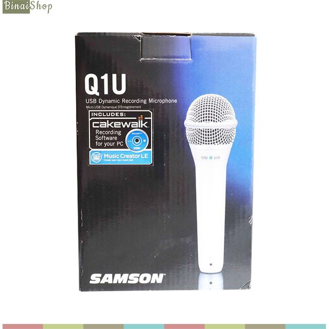 Micro thu âm Dynamic USB Samson Q1U – BINAI