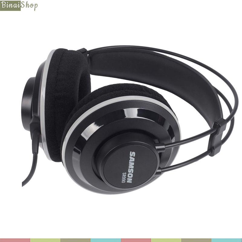 Samson SR990 - Tai Nghe Kiểm Âm Chuyên Nghiệp, Màng Loa Lớn – BINAI