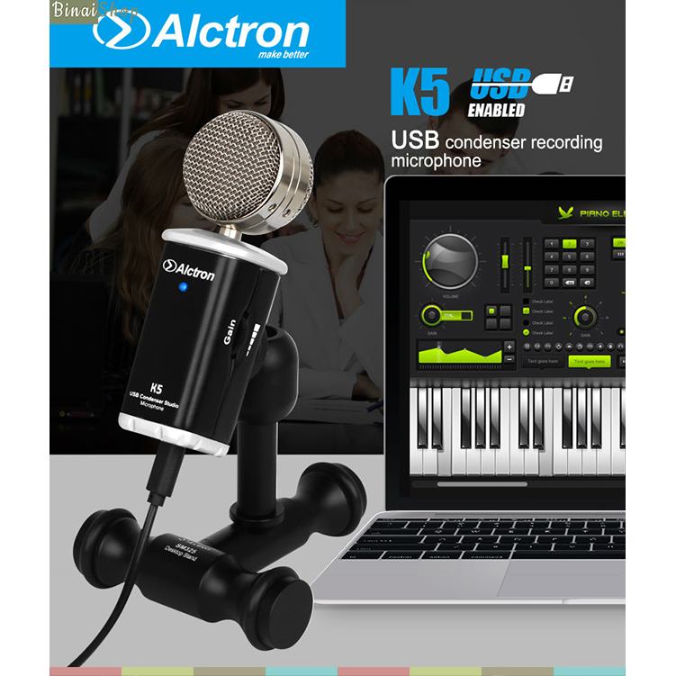 Microphone USB Condenser Alctron K5 – BINAI