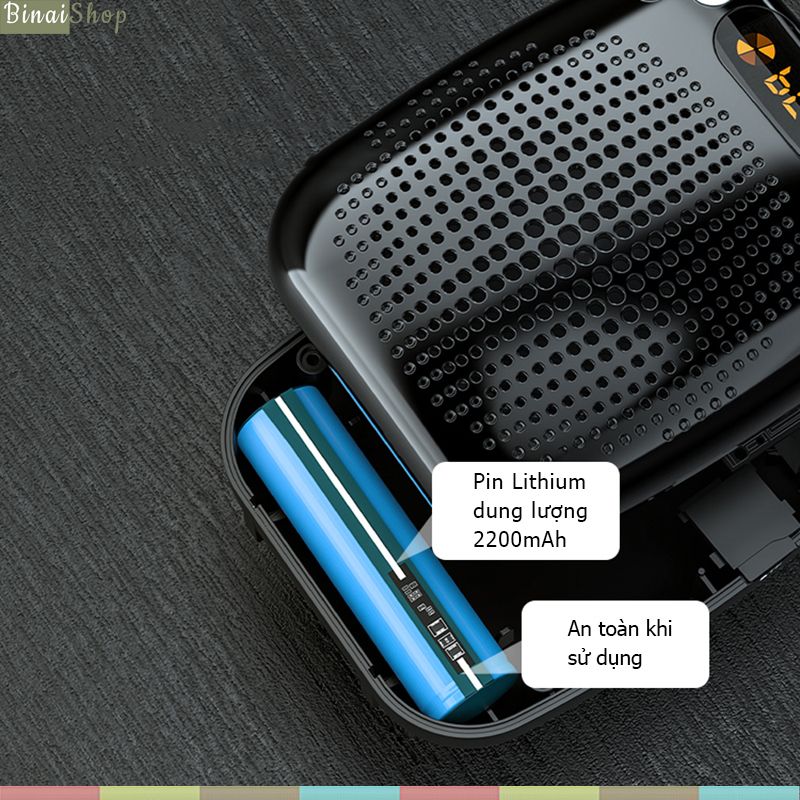 Shidu SD-S611 -Máy Trợ Giảng Không Dây UHF,Bluetooth 5.0,Công Suất 10W ...