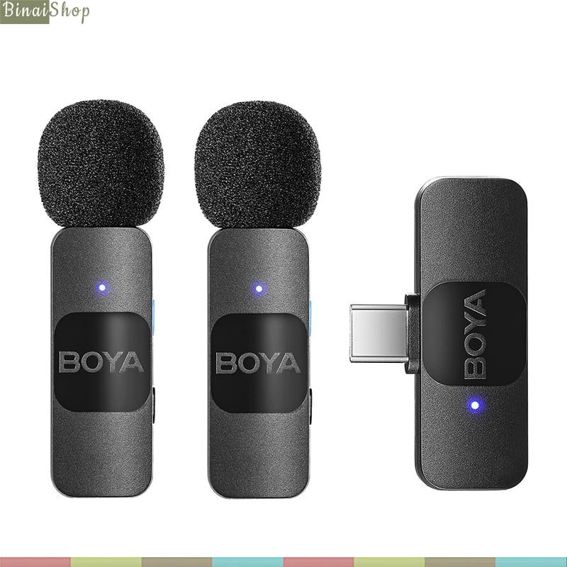Boya BY-V1 / BY-V2 / BY-V10 / BY-V20 - Micro Cài Áo Không Dây 2.4GHz ...