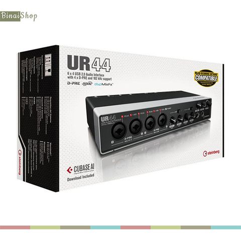 Sound Card USB thu âm 4 cổng Steinberg UR44 – BINAI
