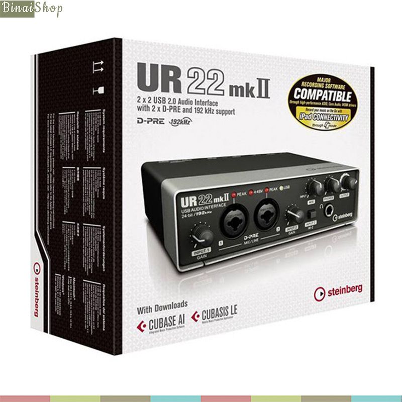 Steinberg UR22 MKII - Sound Card Thu Âm Chuyên Nghiệp, Karaoke Online ...