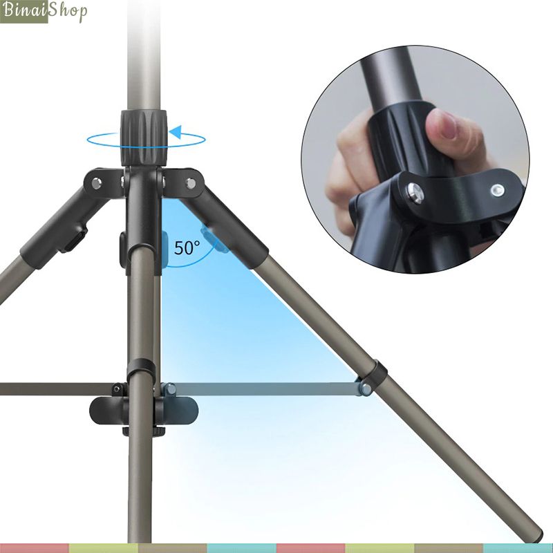 Ulanzi MT-39 - Chân Đế Cho Máy Ảnh Tải Trọng 5kg, Chiều Cao 1,9m – BINAI