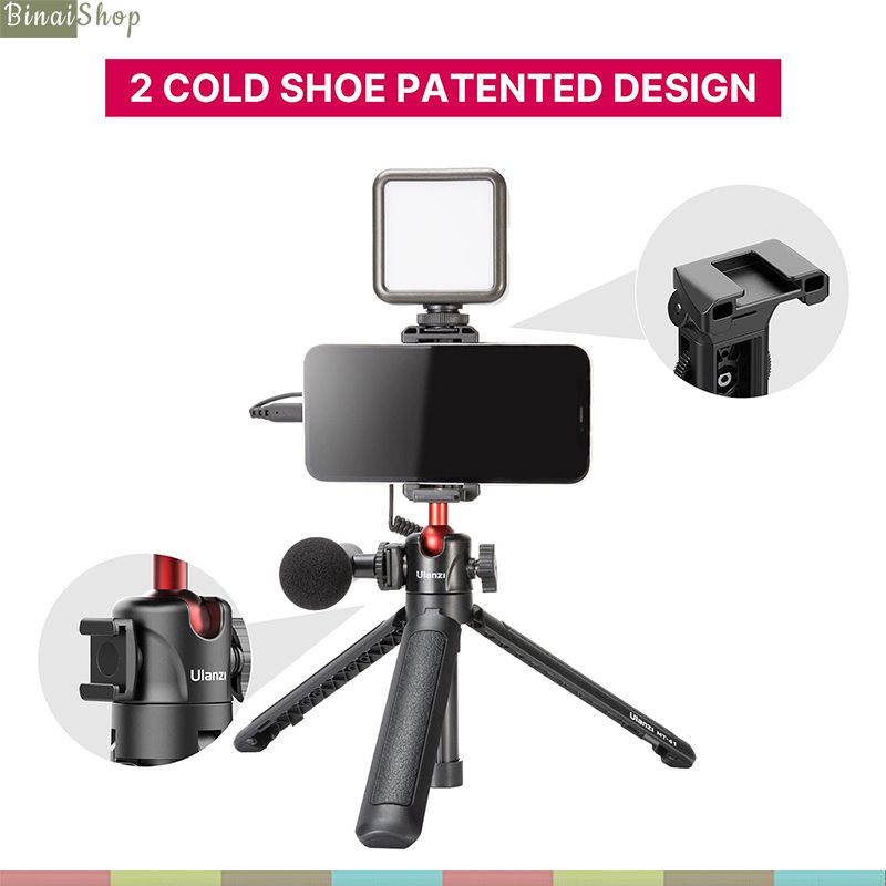 Ulanzi MT-41 - Tripod Mini Cho Điện Thoại, Máy Ảnh – BINAI