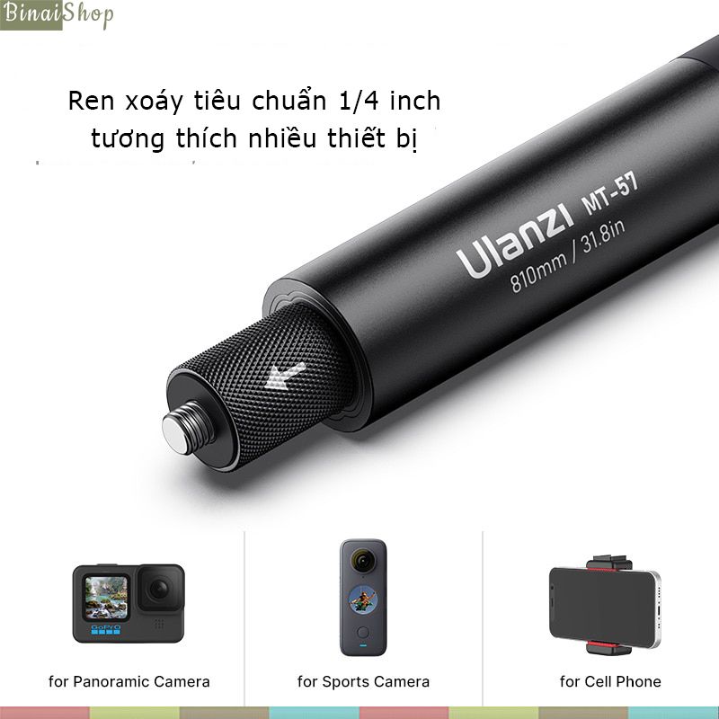 Ulanzi MT-57 / MT-58 - Gậy Chụp Hình Selfie Đa Năng – BINAI