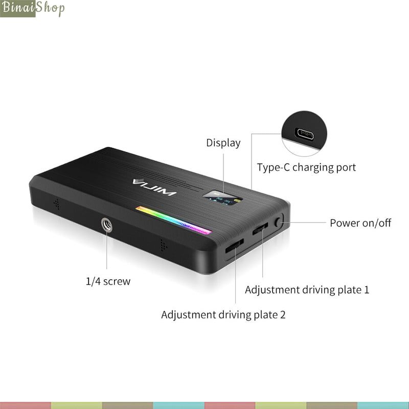 Ulanzi VL196 RGB - Đèn LED 20 Hiệu Ứng Cho Quay Phim, Chụp Hình – BINAI