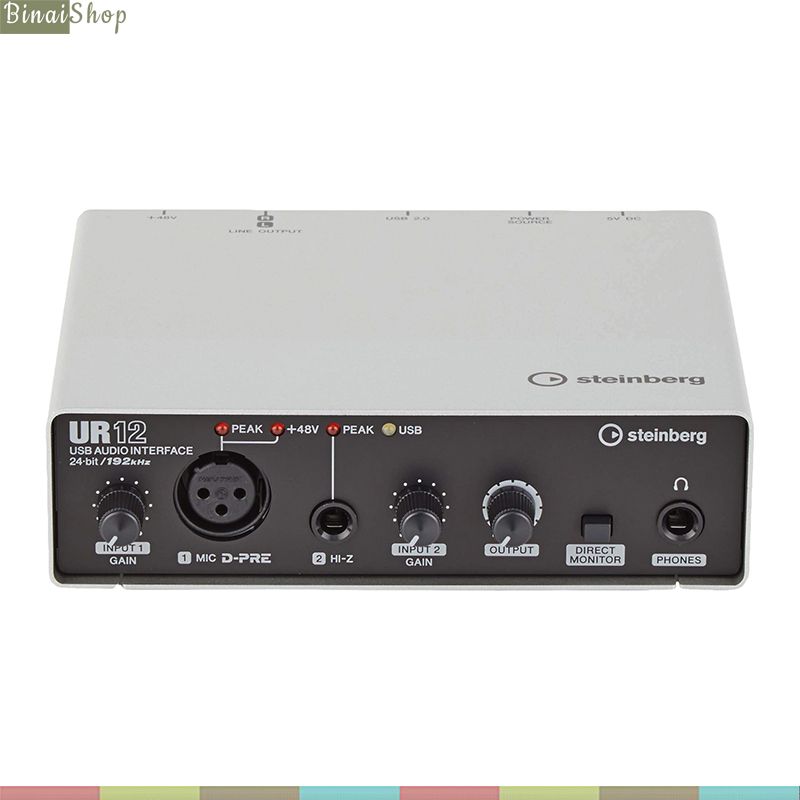 Steinberg UR12 - Sound Card USB Thu Âm Chuyên Nghiệp – BINAI