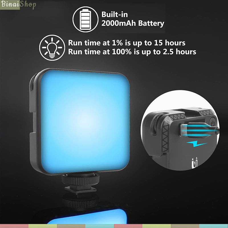 Luxceo W64 RGB - Đèn LED Hỗ Trợ 20 Hiệu Ứng Cho Quay Phim, Chụp Hình – BINAI