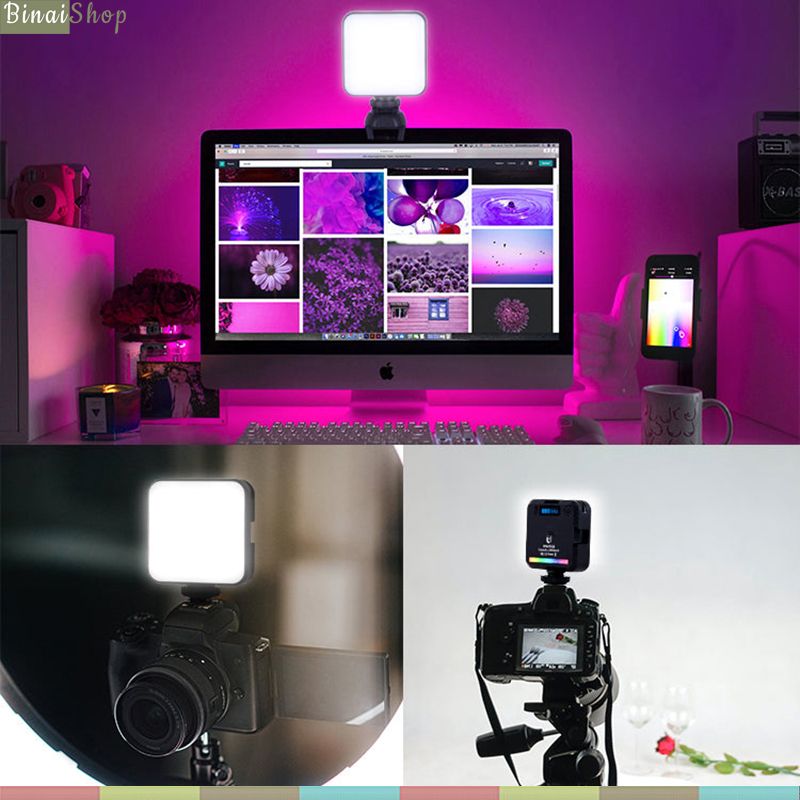 Luxceo W64 RGB - Đèn LED Hỗ Trợ 20 Hiệu Ứng Cho Quay Phim, Chụp Hình – BINAI
