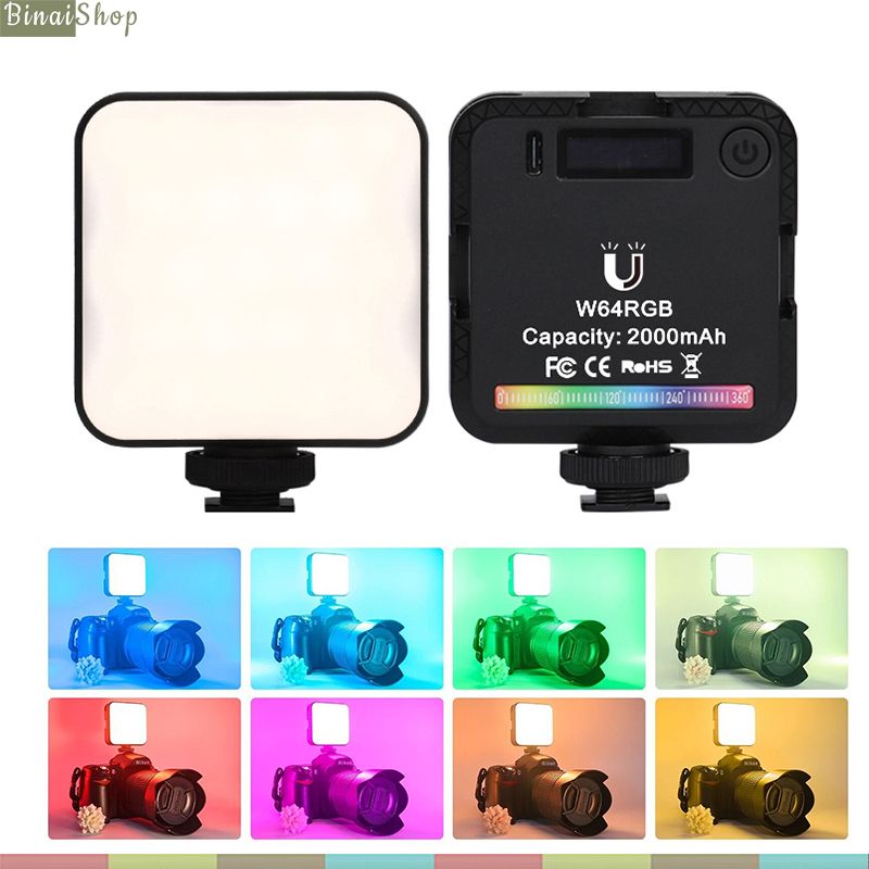 Luxceo W64 RGB - Đèn LED Hỗ Trợ 20 Hiệu Ứng Cho Quay Phim, Chụp Hình – BINAI
