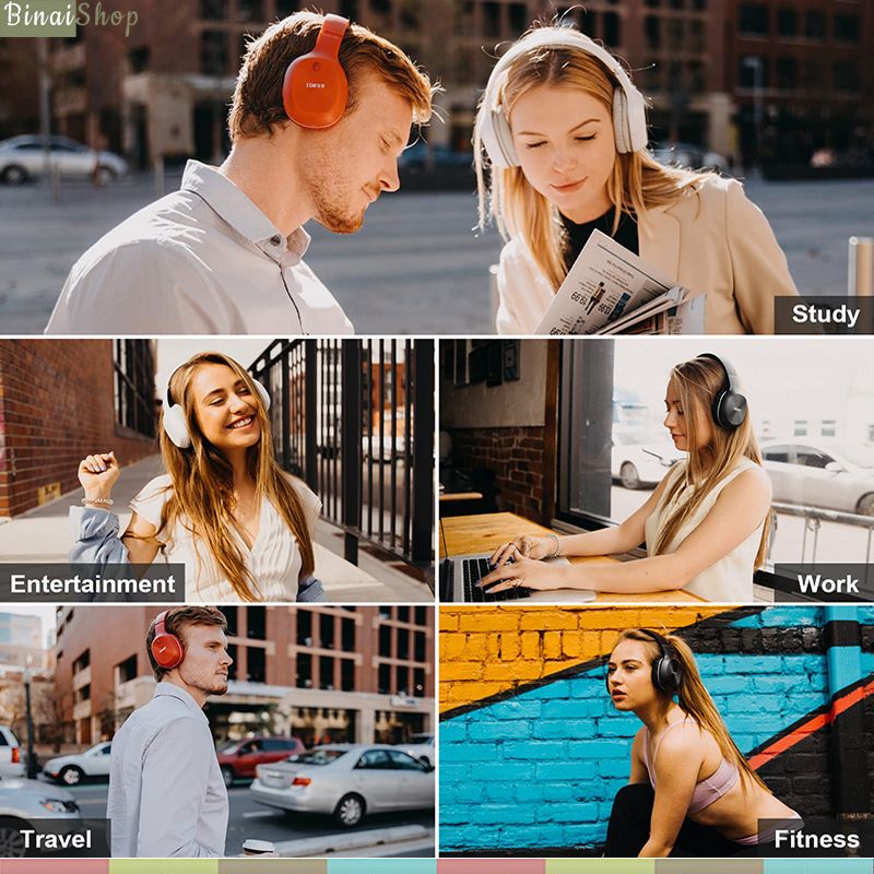 Edifier W800BT Plus - Tai Nghe Bluetooth 5.1, Màng Loa Lớn 40mm – BINAI