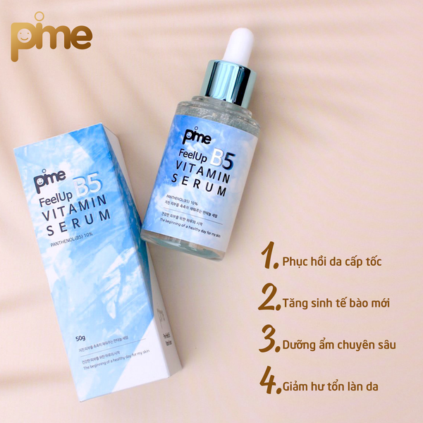 TINH CHẤT DƯỠNG PHỤC HỒI PIME FEEL UP B5 VITAMIN SERUM 50G – Pime - Mỹ ...