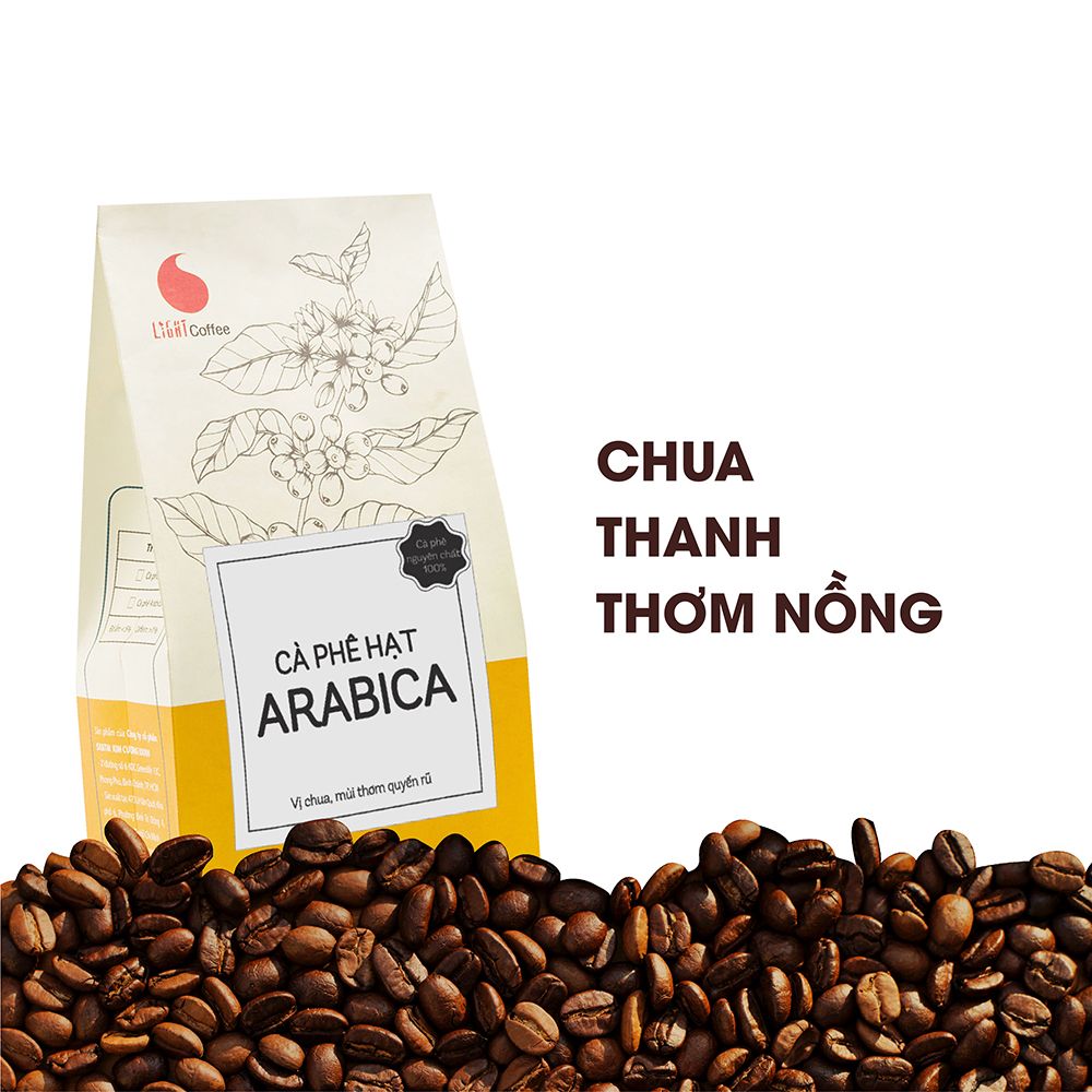 Cà phê nguyên chất 100% Arabica dạng hạt - Light Coffee – Light Coffee ...