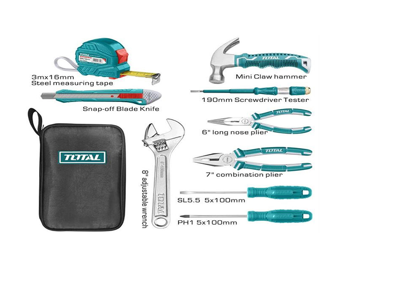BỘ 9 DỤNG CỤ CẦM TAY TOTAL THKTHP90096 - Himarket.vn