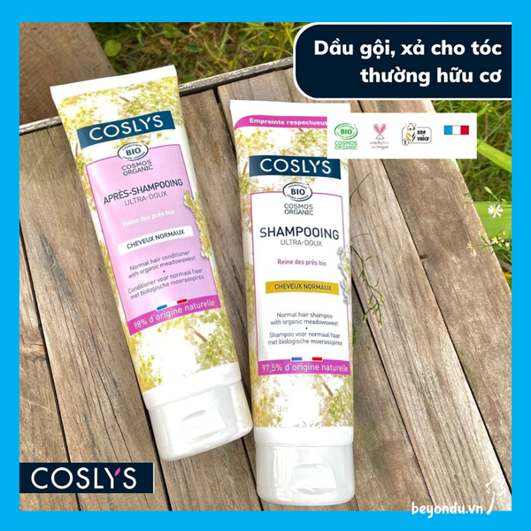 Dầu gội cho tóc thường hữu cơ Coslys (250ml và 500ml) – Beyond U