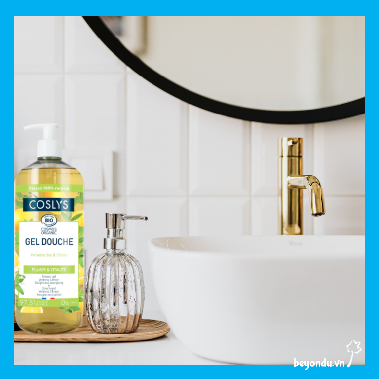 Sữa tắm dạng gel cỏ roi ngựa chanh hữu cơ Coslys (1L) – Beyond U