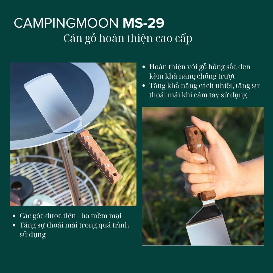 Xẻng chiên nướng đa năng Campingmoon MS-29 | Freeman Chuyên Đồ Cắm Trại Outdoor Camping , Thể ...