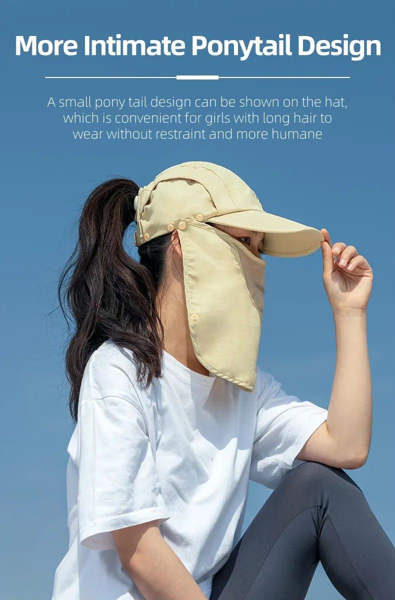 Mũ lưỡi chai chống nắng quây 360 độ Rockbros LF8046 | Freeman Chuyên Đồ ...