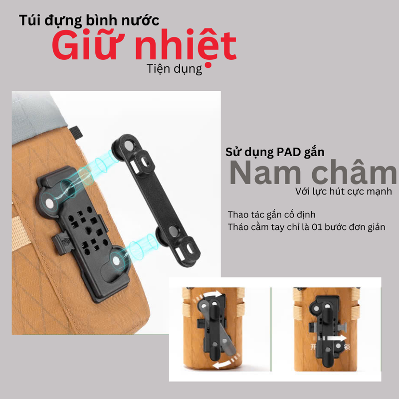 Túi treo giữ nhiệt chai nước xe đạp Rockbros 30110068 | Freeman Chuyên ...