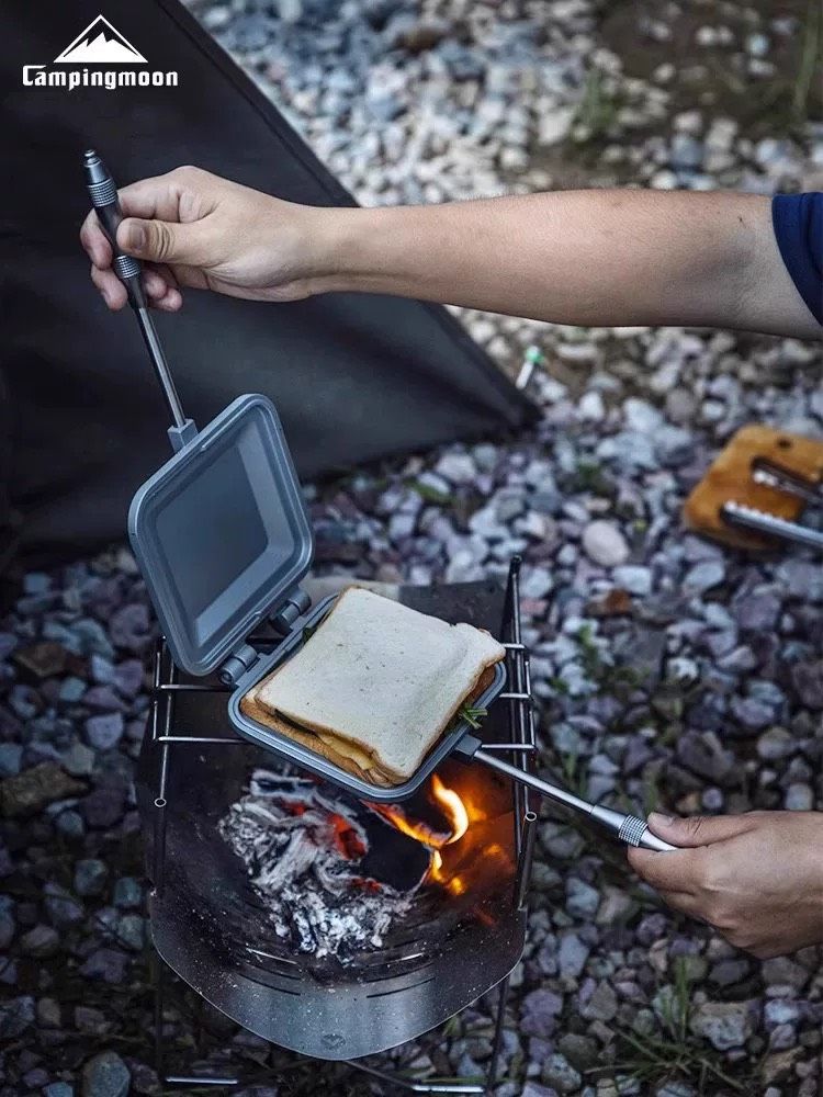 Chảo nướng bánh mì hai mặt Campingmoon TT-1315 | Freeman Chuyên Đồ Cắm Trại Outdoor Camping ...