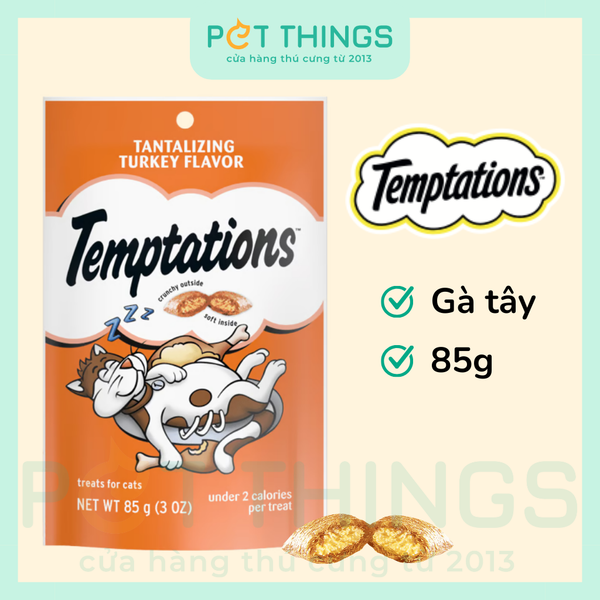 Temptations USA Tantalizing Turkey Bánh Thưởng Cho Mèo Vị Gà Tây – Pet ...
